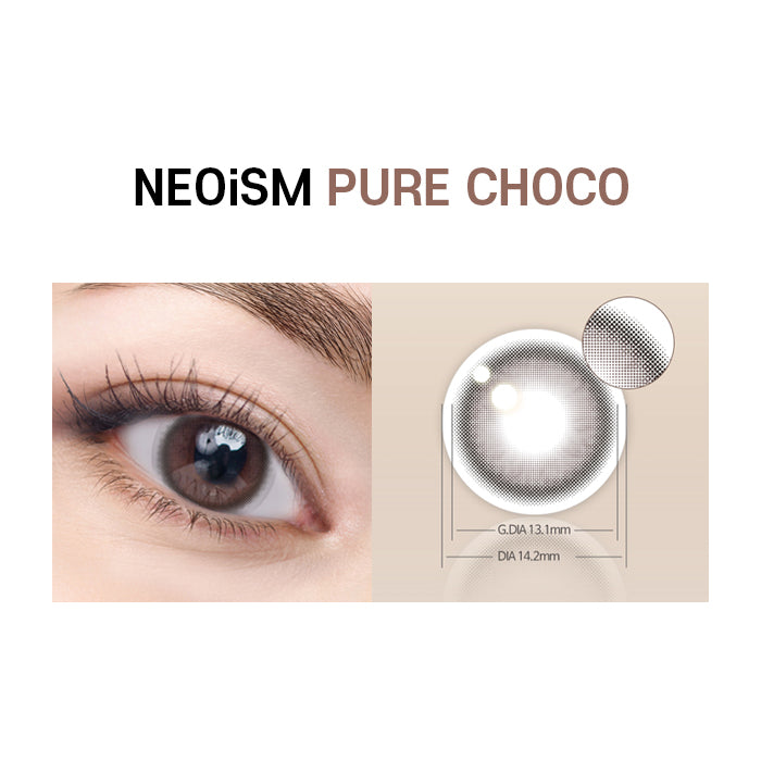 NEOISM PURE CHOCO 1 Day Color Lens 50 Pack – Buy your contacts